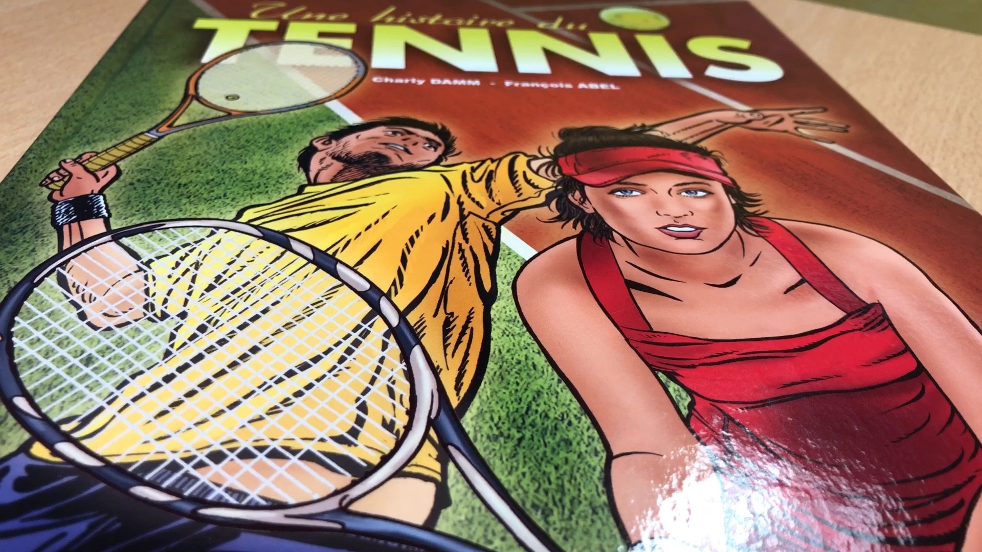 Charly Damm et François Abel nous présentent leur BD sur le tennis ...