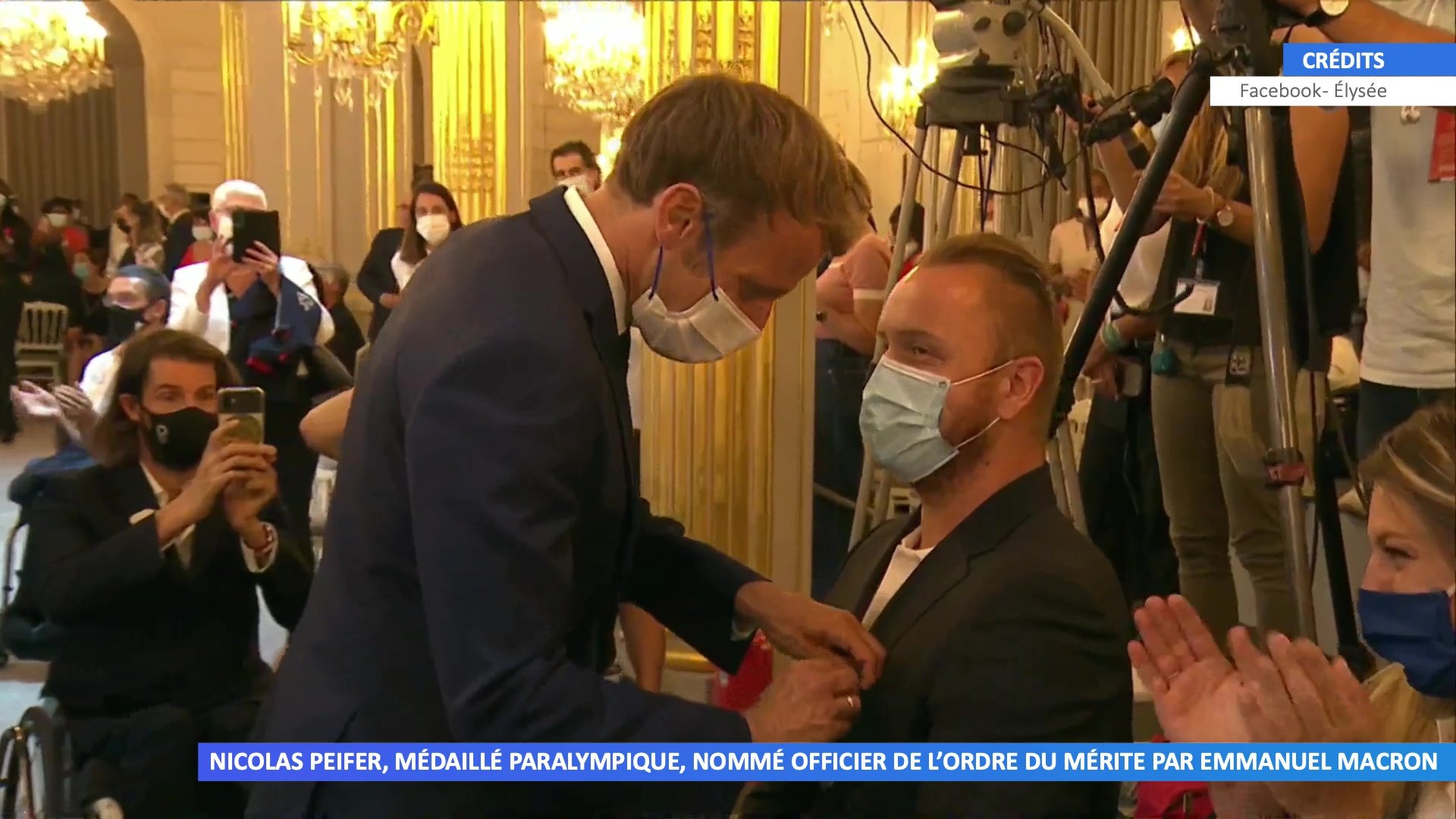 Nicolas Peifer, médaillé paralympique, décoré par l’Ordre National du ...