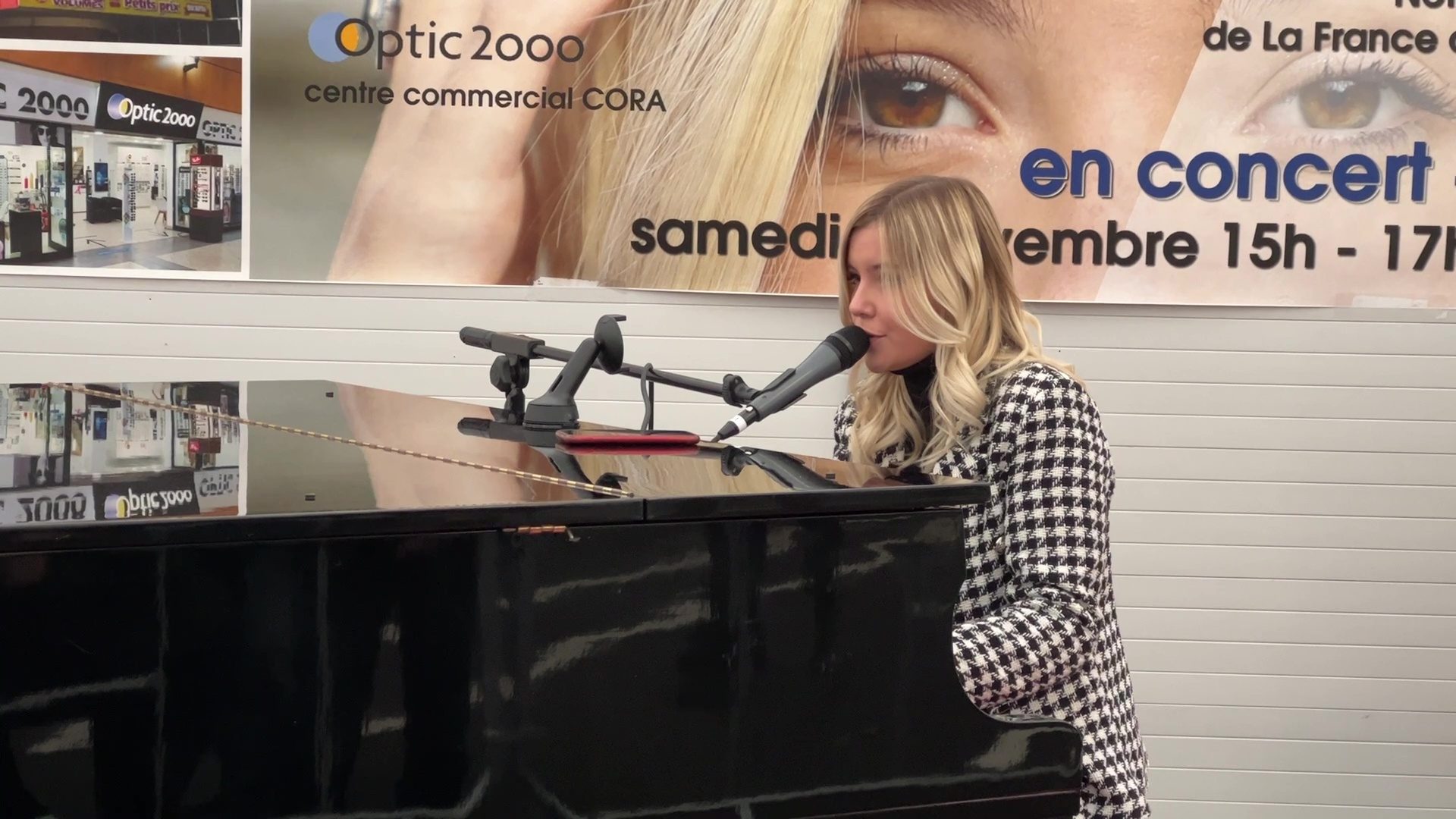 Lisa Dann chante pour la première fois à Sarreguemines - Mosaik Cristal