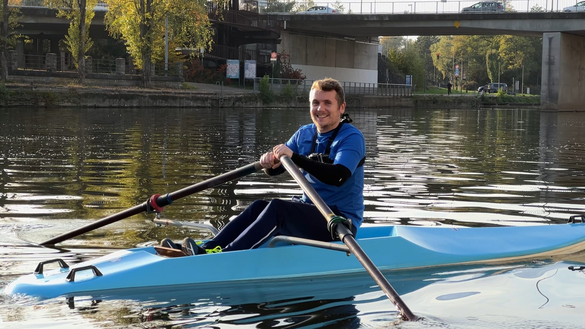 Aviron Club de Sarreguemines : David à la rame-asse - Mosaik Cristal
